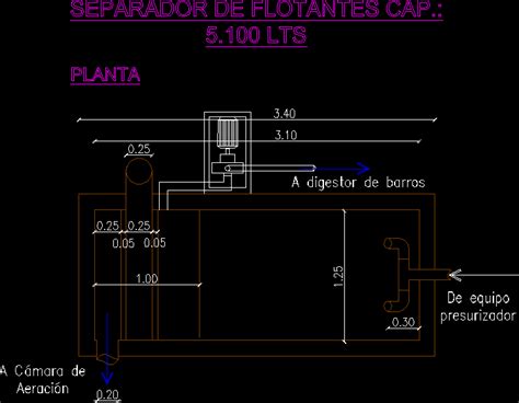 Wastewater Plant Floating Solids Separator Dwg Block For Autocad Wastewater Plant Floating Solids Separator Dwg Block For Autocad