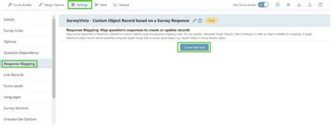 Create Custom Object Record Based Survey Surveyvista
