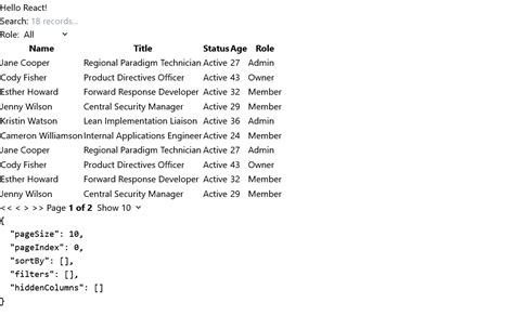 React Table Tutorial Part 2 Style The Table With Tailwind Css Samuel Liedtke