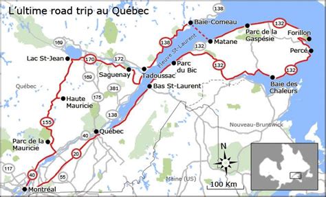 Carte De Lultime Road Trip Au Québec Heureuse De Savoir Que Je Lai