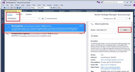 Using Mvvm Light In Wpf For Modelviewviewmodel