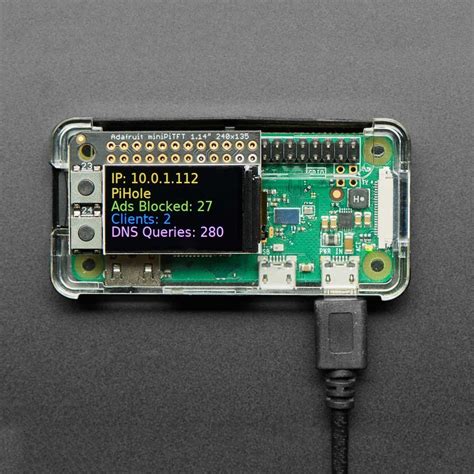 Mini Color Pitft Ad Blocking Pi Hole Kit No Soldering Buy In Australia Ada4475 Adafruit