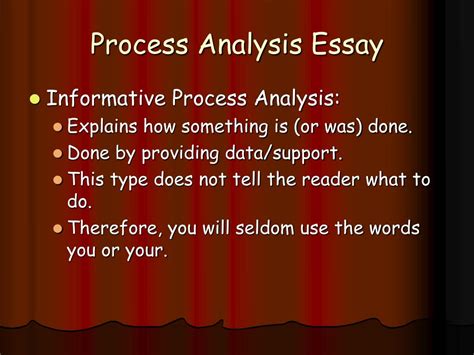 Ppt Process Analysis Essay Powerpoint Presentation Free Download
