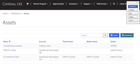 Create Customer Assets In D365 Partner Field Service Portal Microsoft
