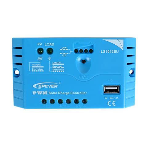 EP Solar LS1024EU 12V 10 A Controller Solar De Incarcare PWM Cu USB Pentru Aplicatii