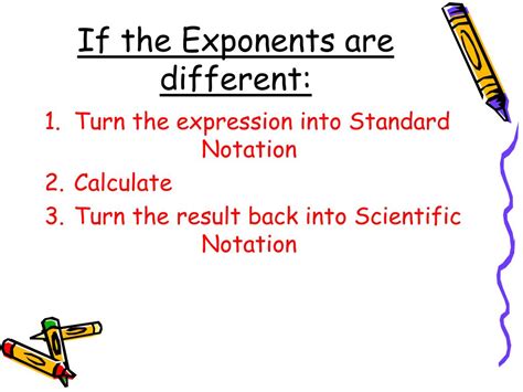 ppt adding and subtracting numbers in scientific notation powerpoint