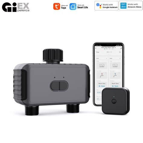 Smart Watering Timer Ip55 Bluetooth Wifi Garden Automatic Irrigation System Drip Sprinkler