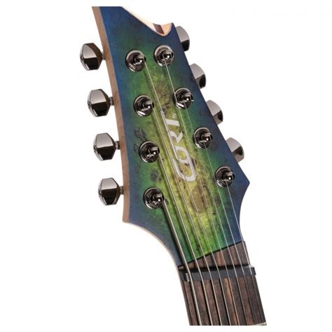 Cort KX508MS-II 8-String Multi-Scale, Marina Blue Burst at Gear4music