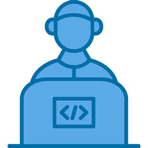 Senior Developer Generic Blue Icon