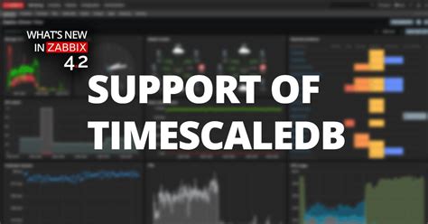 Zabbix Na Linkedin Zabbix Time Series Data And Timescaledb