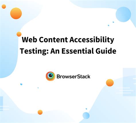 Web Accessibility Best Practices BrowserStack