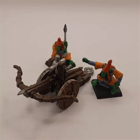 Warhammer Fantasy Chaos Dwarf Hobgoblin Bolt Thrower Metal Old World Gw Oop Rare 124 99