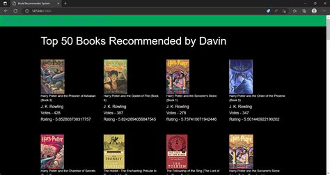 Github Davinasdbook Recommender Website Created A Book Recommender