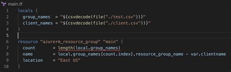 Azure Terraform Parameter With Two Csv Files Not Working Stack Overflow