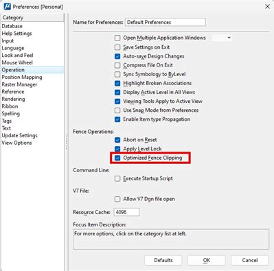 MicroStation Tip Optimized Fence Clipping EnvisionCAD