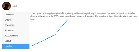 Easy Steps To Add New Tabs In My Account Page Without Coding