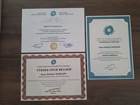 Ibrahim Makkawi Linkedin‘de Mezuniyet Başarı