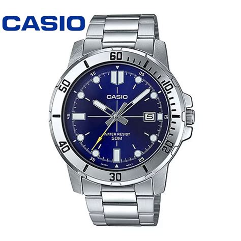 นาฬิกาผู้ชาย Casio รุ่น Mtp Vd01d สายแสตนเลส Shopee Thailand
