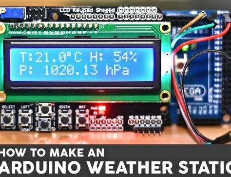Weather Station With A Bme280 Sensor And An Lcd Screen With Arduino