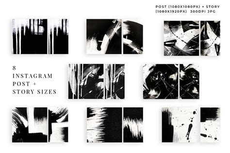 Monochrome Abstract Backgrounds Carla Fern Designs