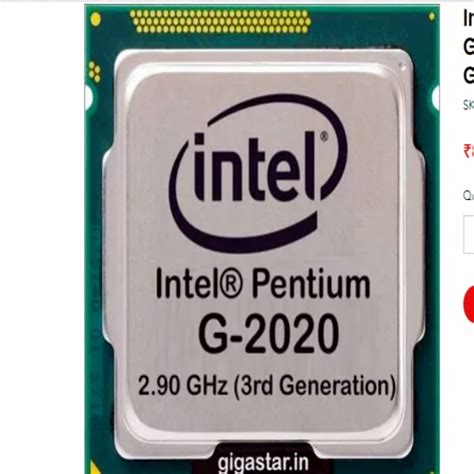 Silver Intel Pentium G2020 3rd Generation Processor At ₹ 850 Piece In Beldanga