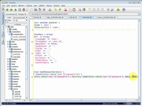 cakephp auth component tutorial part 2 youtube