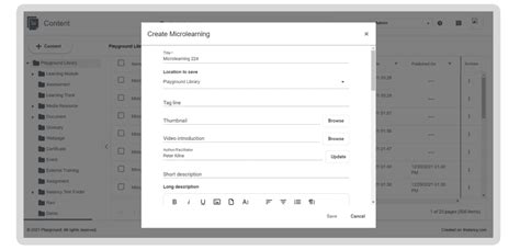 How To Create Microlearning Using The Instancy Microlearning Editor Instancy Learning Platform