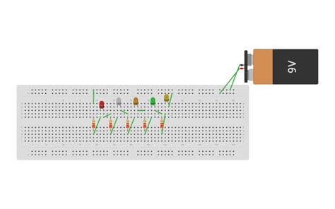Circuit Design Practica 1 Circuito En Serie Tinkercad