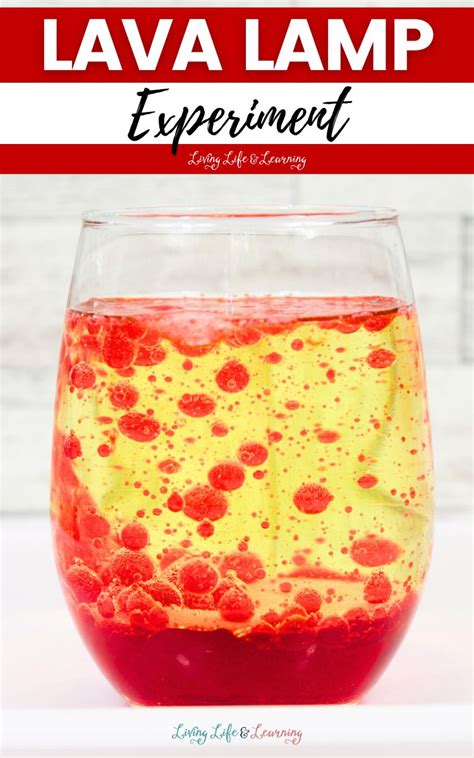 Lava Lamp Experiment Create Your Own Lava Lamp