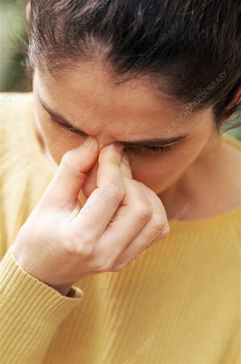 Tired Woman Stock Image M245 0806 Science Photo Library