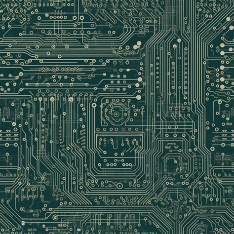 Circuit Board Stunning Seamless Tile Art Perfect For Backgrounds And Graphic Design Digital