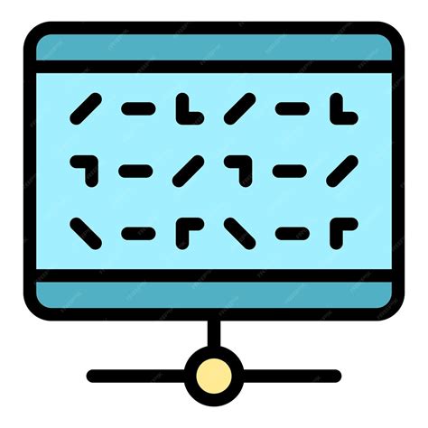 Premium Vector Cipher Encryption Icon Outline Cipher Encryption Vector Icon Color Flat Isolated