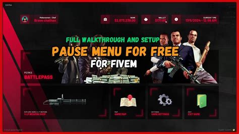 Free CodeVerse Pause Menu With Excellent UI Design Full Installation And Setup YouTube