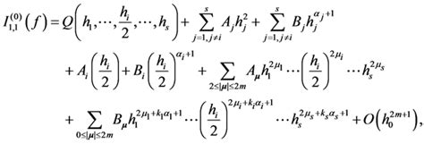 Euler Maclaurin Expansions Of Errors For Multidimensional Weakly