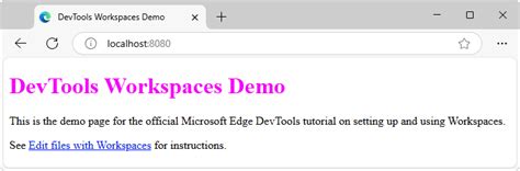 Workspace Tutorial Sources Tool Workspace Tab Microsoft Edge Developer Documentation