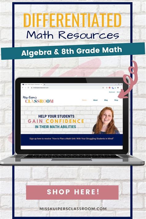 Differentiated Math Resources Help All Students Learn Math Math Resources Middle School
