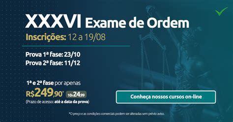 Xxxvi Exame De Ordem Edital Publicado Blog Aprova Concursos Notícias
