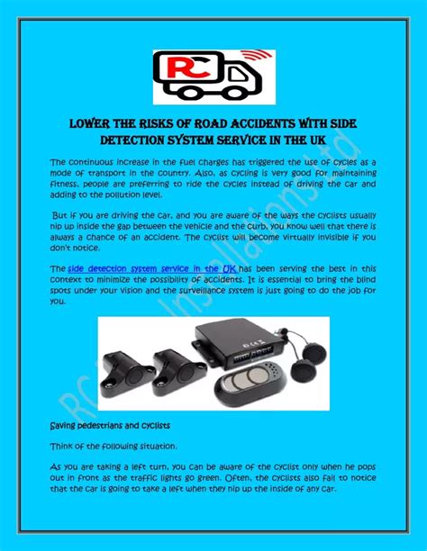 Ppt Lower The Risks Of Road Accidents With Side Detection System Service In The Uk Powerpoint