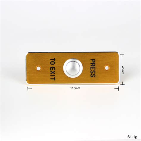 Aluminum Alloy Exit Push Button ES314NONC Elock Security