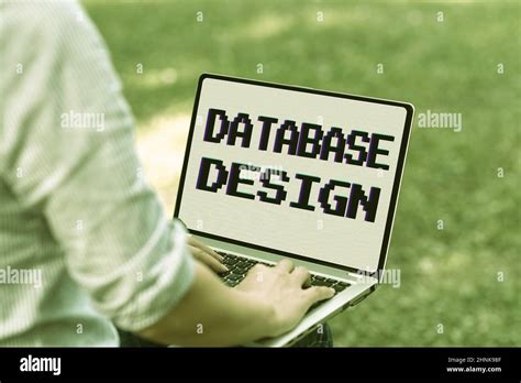 Inspiration Showing Sign Database Design Business Concept Organisation Of Data According To A
