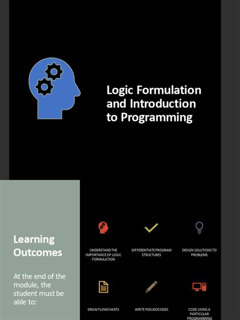 Topic 1 Logic Formulation And Introduction To Programming Pdf Computer Program Programming