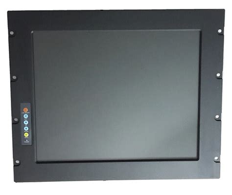 9U Rack Mount Industrial LCD Monitor 19 Inch LCD With Industrial Grade Touchscreen Provide