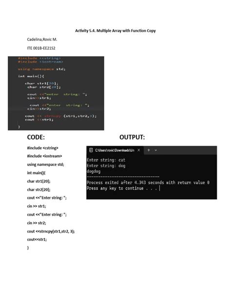 Activity 52 Character And String Built In Functions Download Free