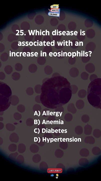 Increase In Eosinophils Seen In Youtube
