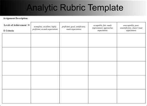 7 Rubric Templates Free Pdf Word Excel Formats