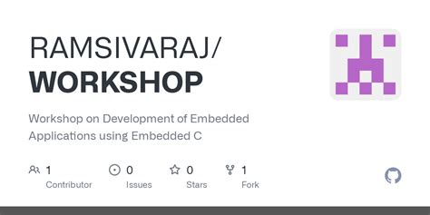 Github Ramsivarajworkshop Workshop On Development Of Embedded