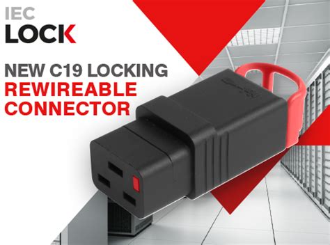IEC Lock Adds New Locking Rewireable Connector To The