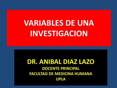 Variables De Una Investigación Mishelle Chavez Udocz