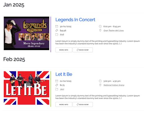 Shortcodes Events Manager Documentation