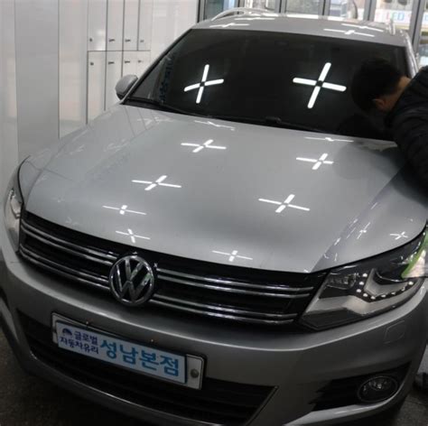 글로벌자동차유리 폭스바겐 티구안 자동차 앞유리교체